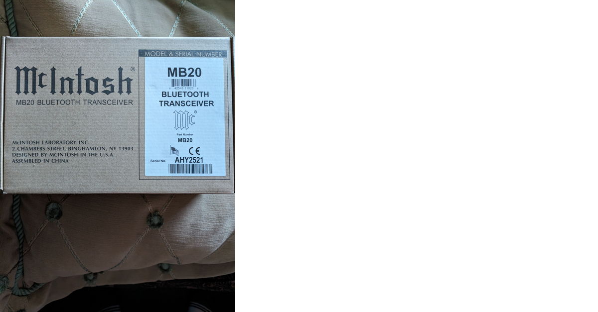 McIntosh Mb20 For Sale | Audiogon