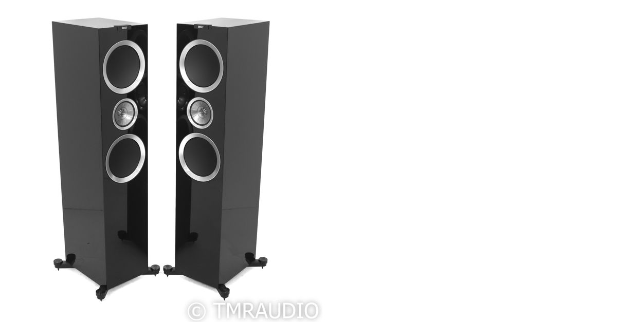 KEF R900 Floorstanding Speakers; Black Pai... For Sale | Audiogon