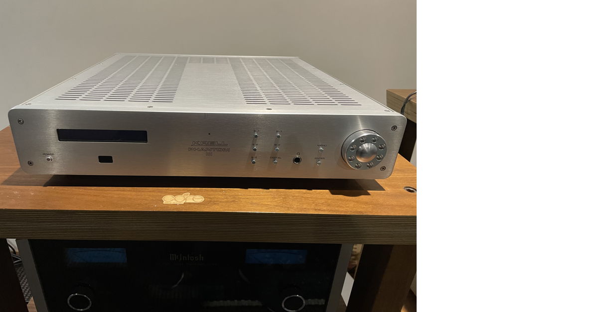 Krell phantom 3 Preamplifier in Silver For Sale | Audiogon
