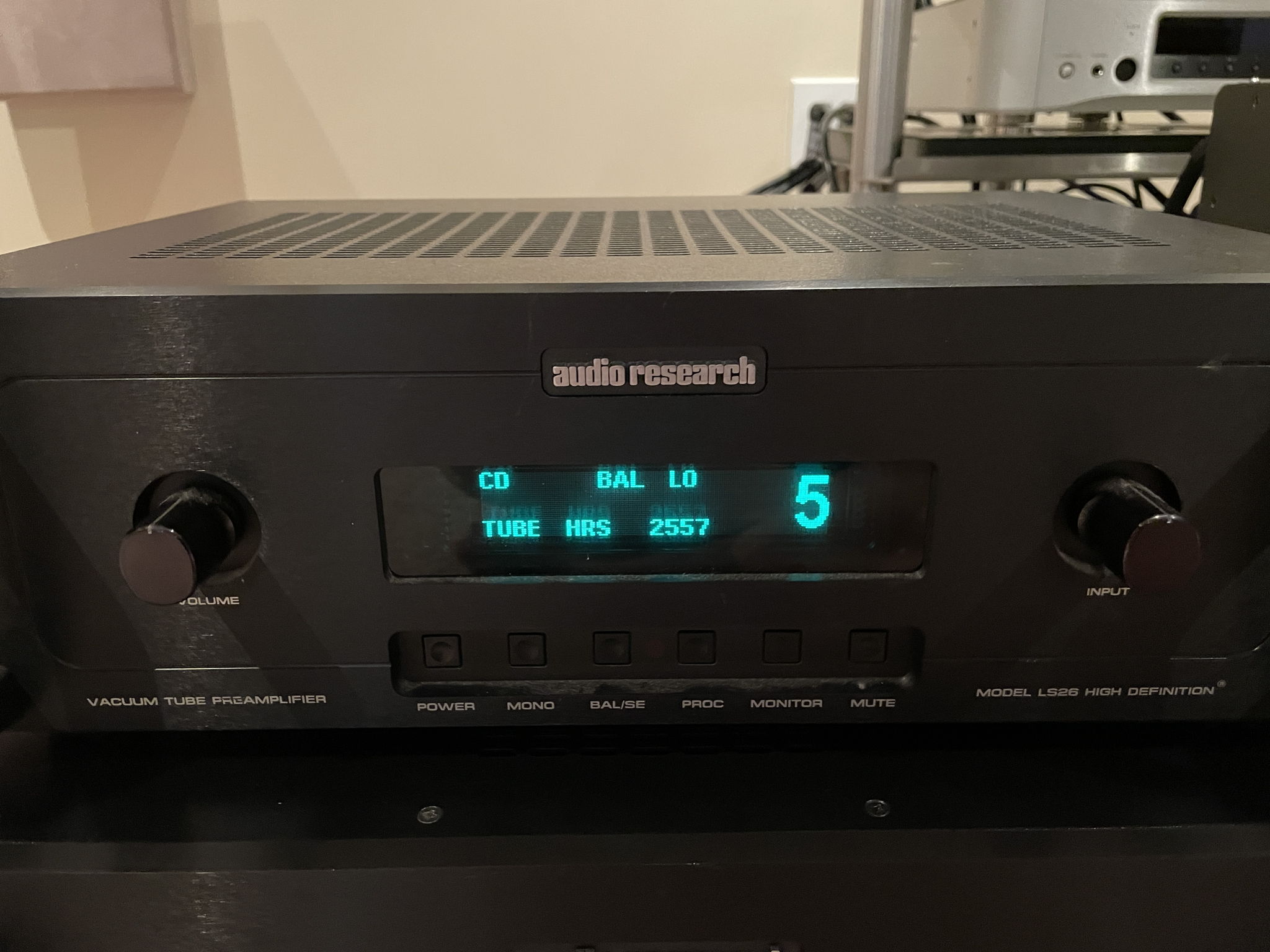Audio Research LS26 preamp black - mint cu... For Sale | Audiogon