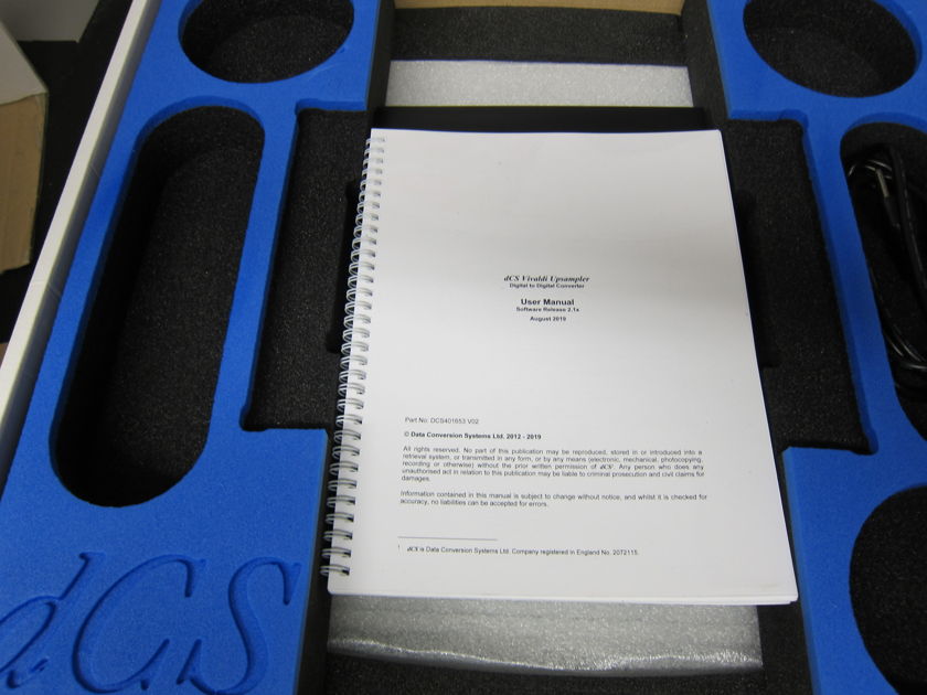 DCS Vivaldi Upsampler (retail $20000) For Sale | Audiogon
