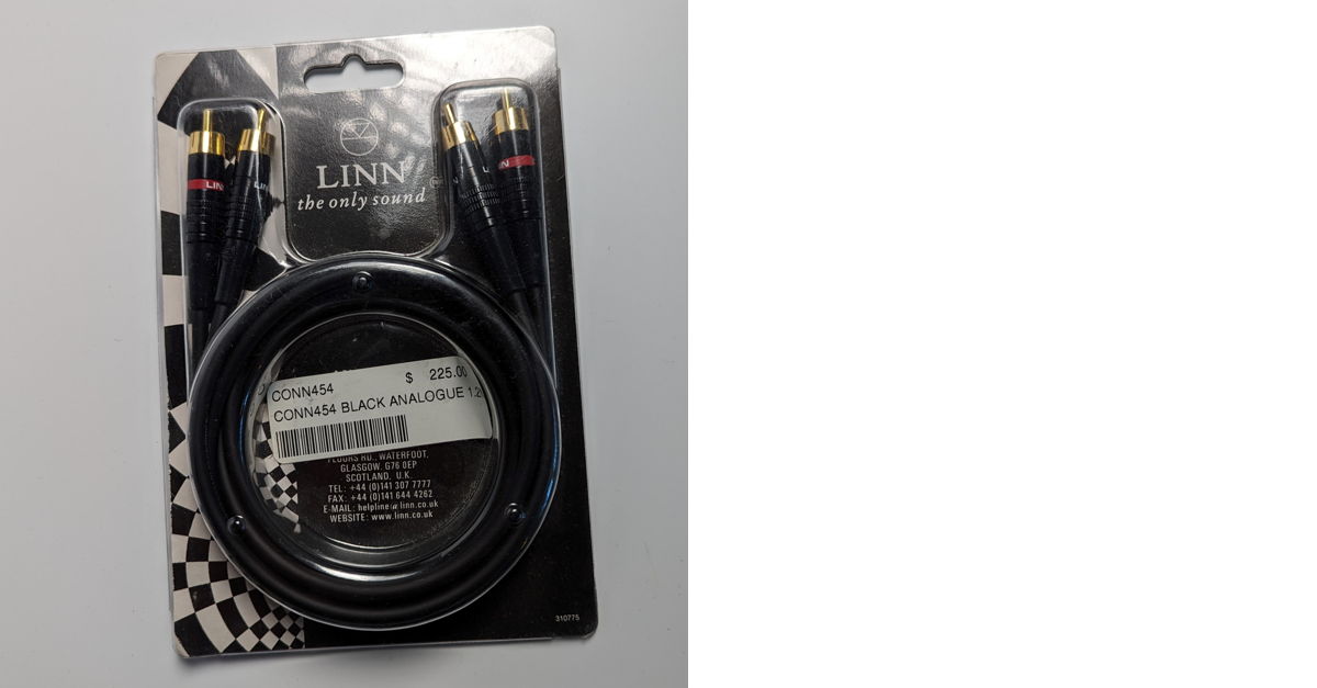 Linn LINN Black Analogue Interconnect II C... For Sale | Audiogon