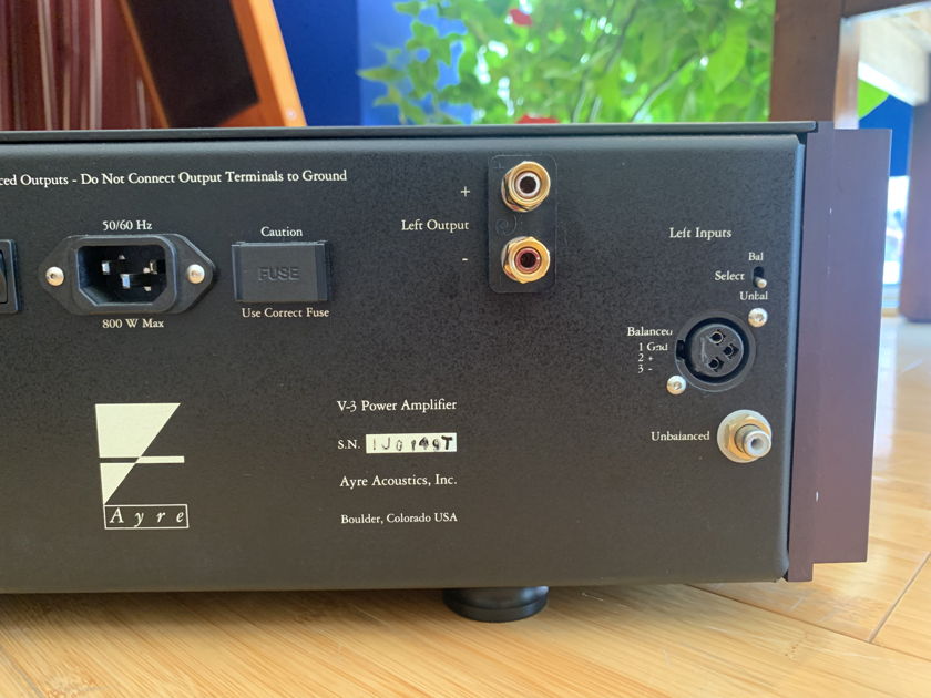 Ayre Acoustics V-3 Power amp | Solid state | Audiogon