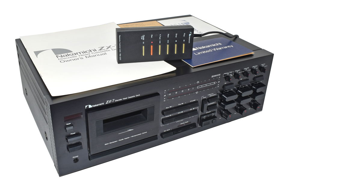 Nakamichi ZX 7 Discrete 3-Head Single Ster... For Sale | Audiogon