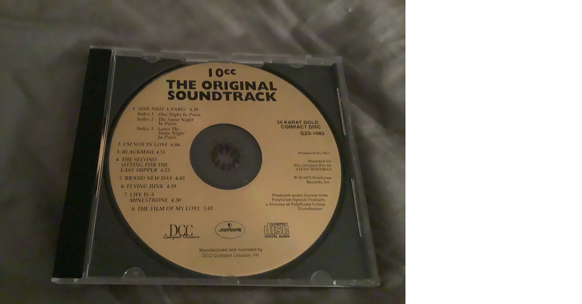 10CC Unreleased DCC 24K Gold Compact Disc ... For Sale | Audiogon