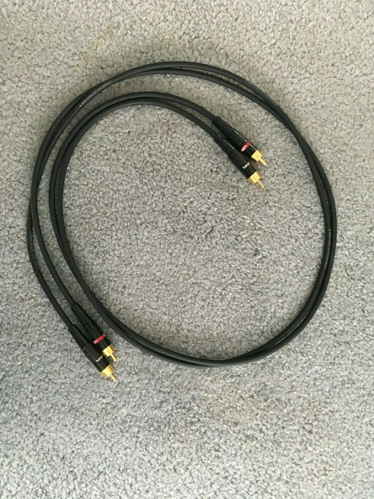 Linn Black Interconnects - 1.2 Meter RCA Pair For Sale | Audiogon