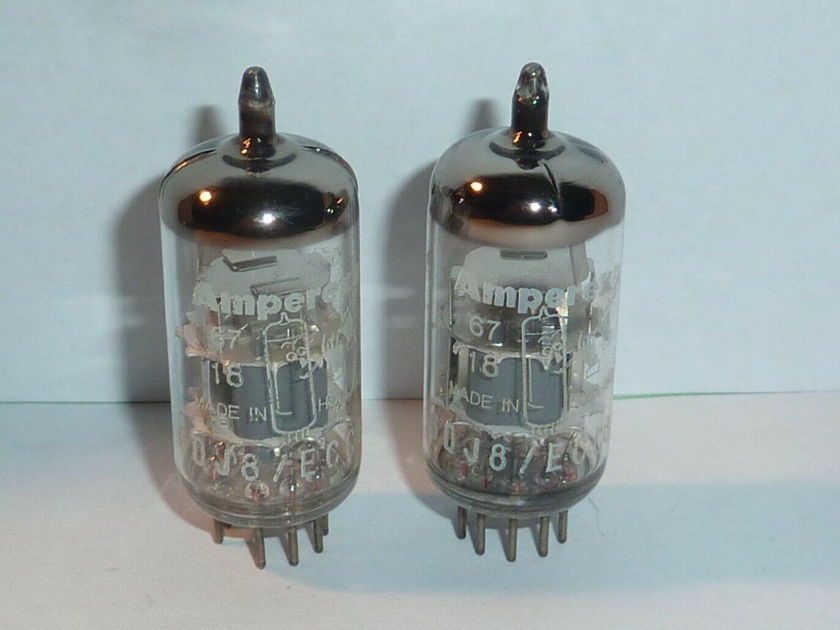 Amperex 6DJ8 ECC88 Bugle Boy Tubes, Platin... For Sale | Audiogon
