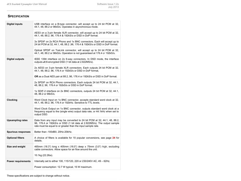 dCS Scarlatti Upsampler For Sale | Audiogon