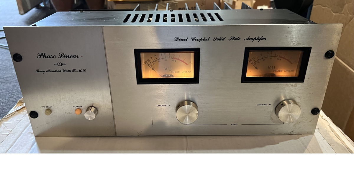 Classic: Phase Linear 700 Power Amplifier ... For Sale | Audiogon