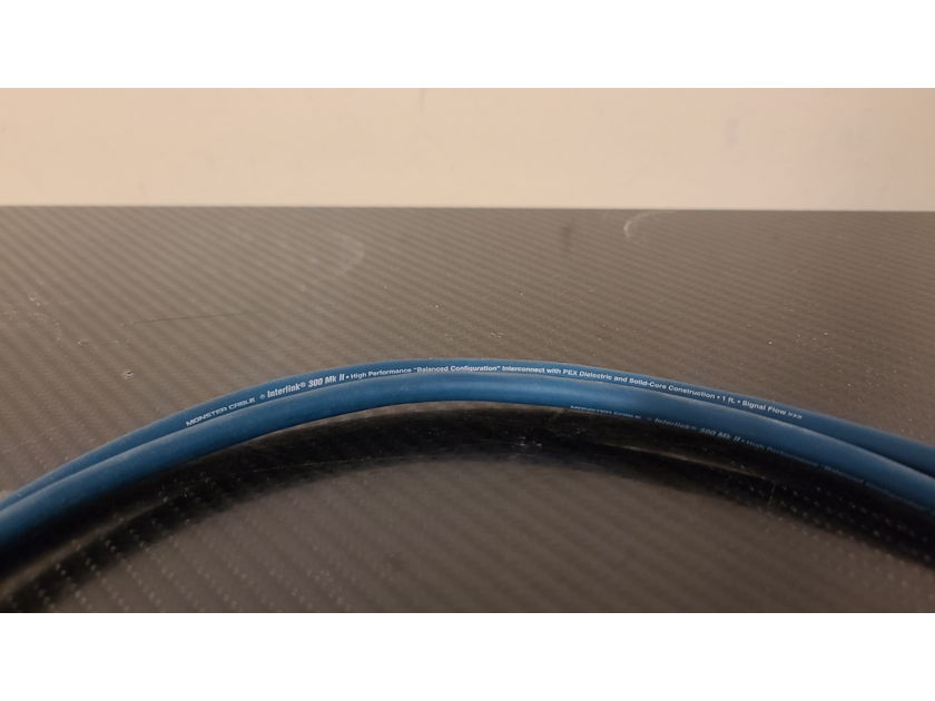 Monster Cable Interlink 300 mk2 Interconnect Cables. 1 Meter. RCA ...