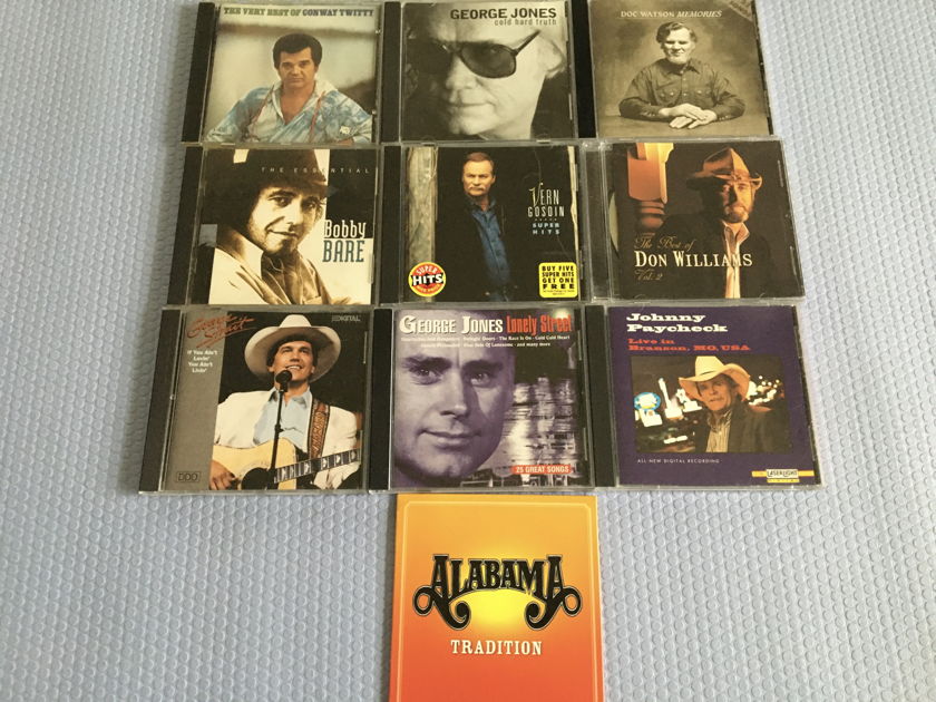 Classic Country music cd lot of 9 cds Payc... For Sale | Audiogon