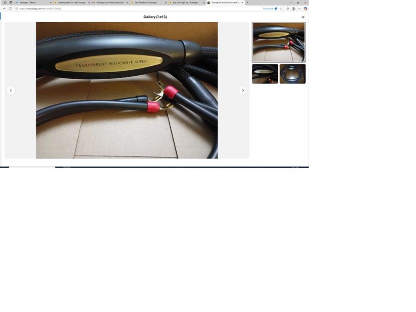 Transparent Audio Music Wave Super MM2 For Sale | Audiogon