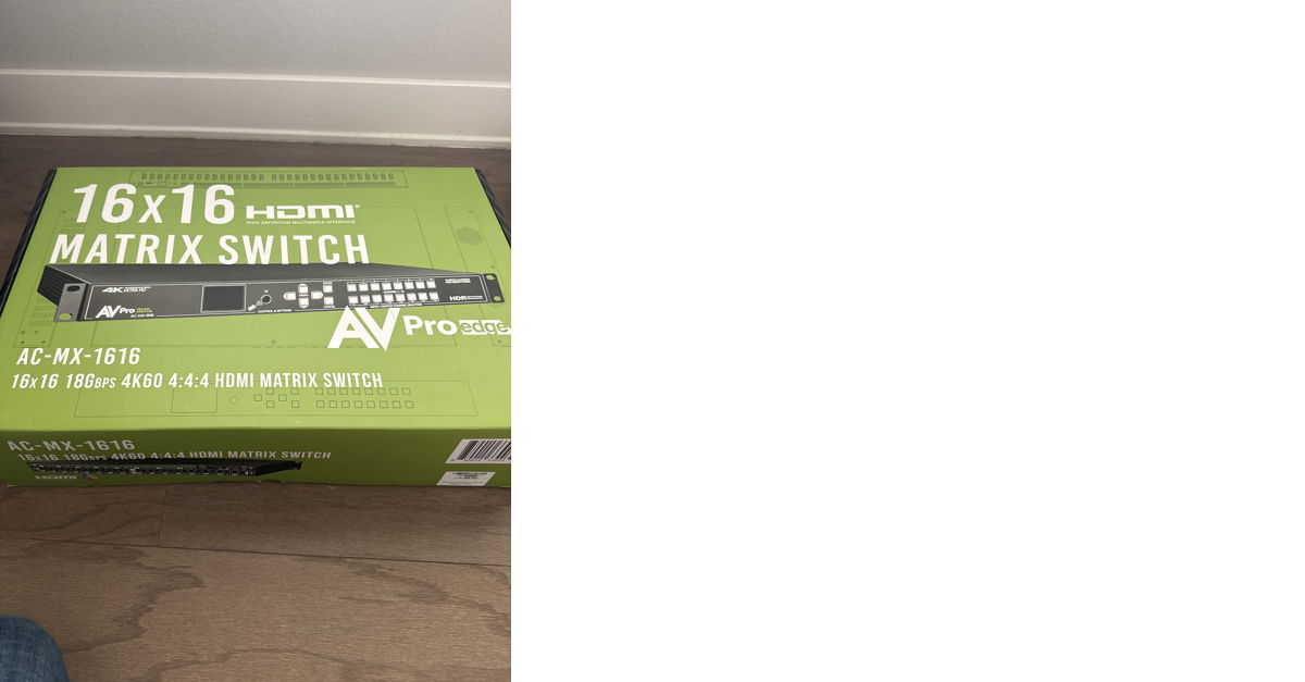 AVPro AC-MX1616-HDBR-AUHD For Sale | Audiogon
