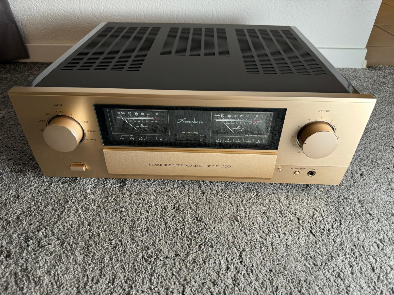 Accuphase E-380 Integrated Amplifier from ... For Sale | Audiogon