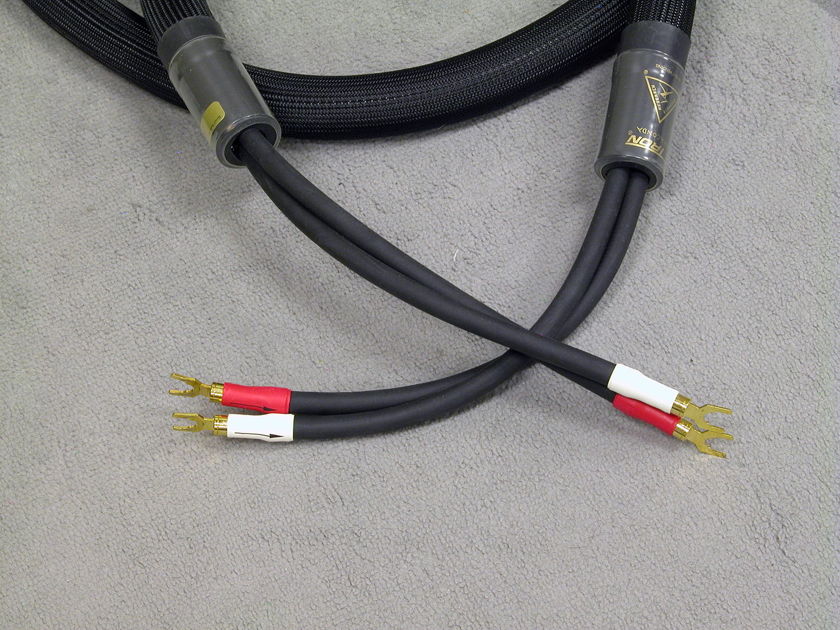 Shunyata Research Anaconda Z-Tron pair of 2.5 speaker cables spade to ...