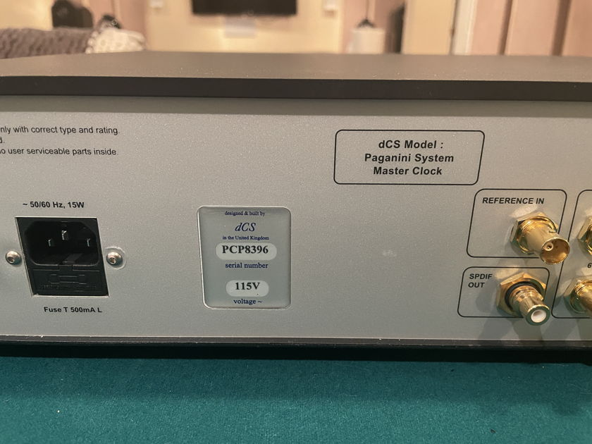 DCS Paganini Master Clock black - customer... For Sale | Audiogon