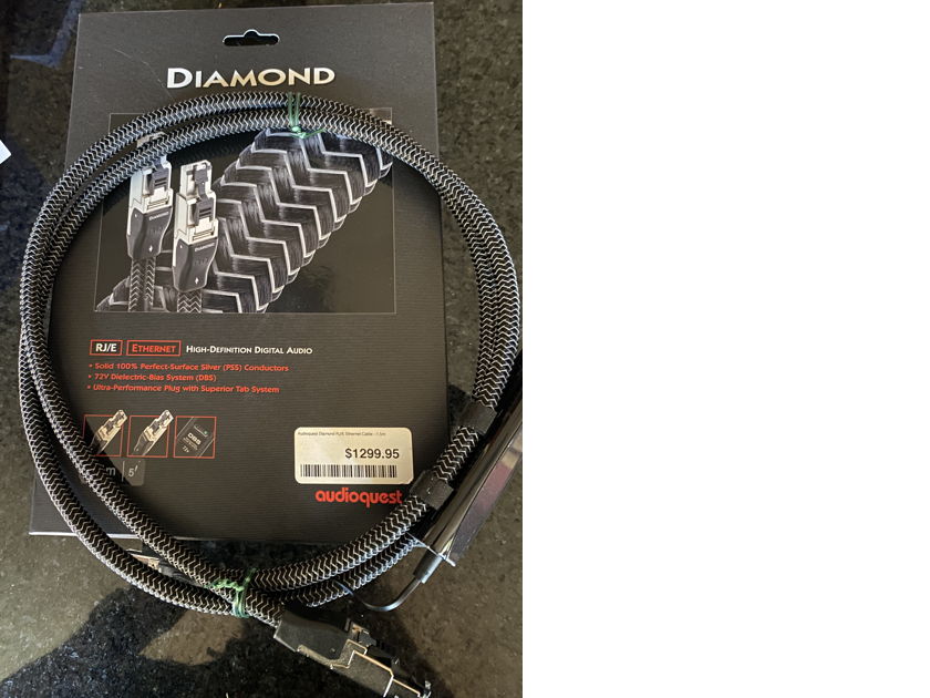 AudioQuest Diamond RJ/E Ethernet Cable For Sale | Audiogon