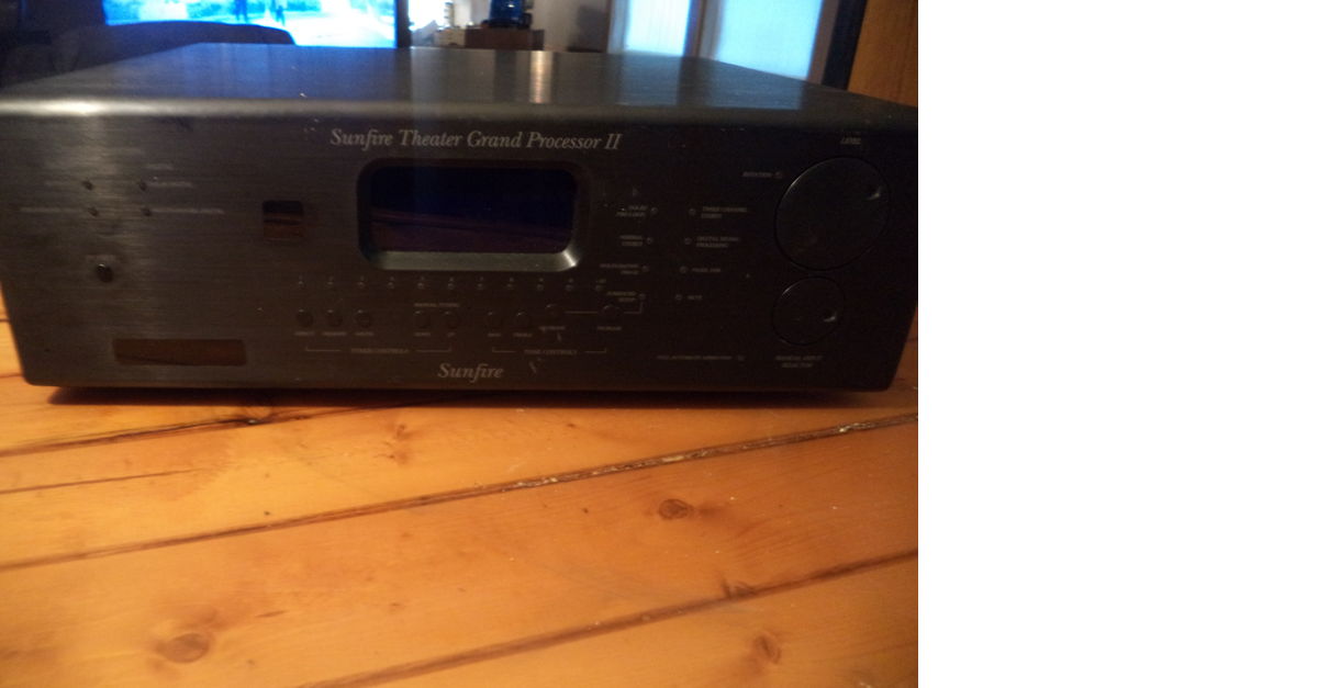 Sunfire theater grand processor II For Sale | Audiogon
