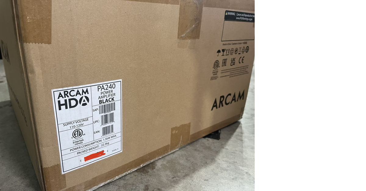 Arcam PA240 Open Box For Sale | Audiogon