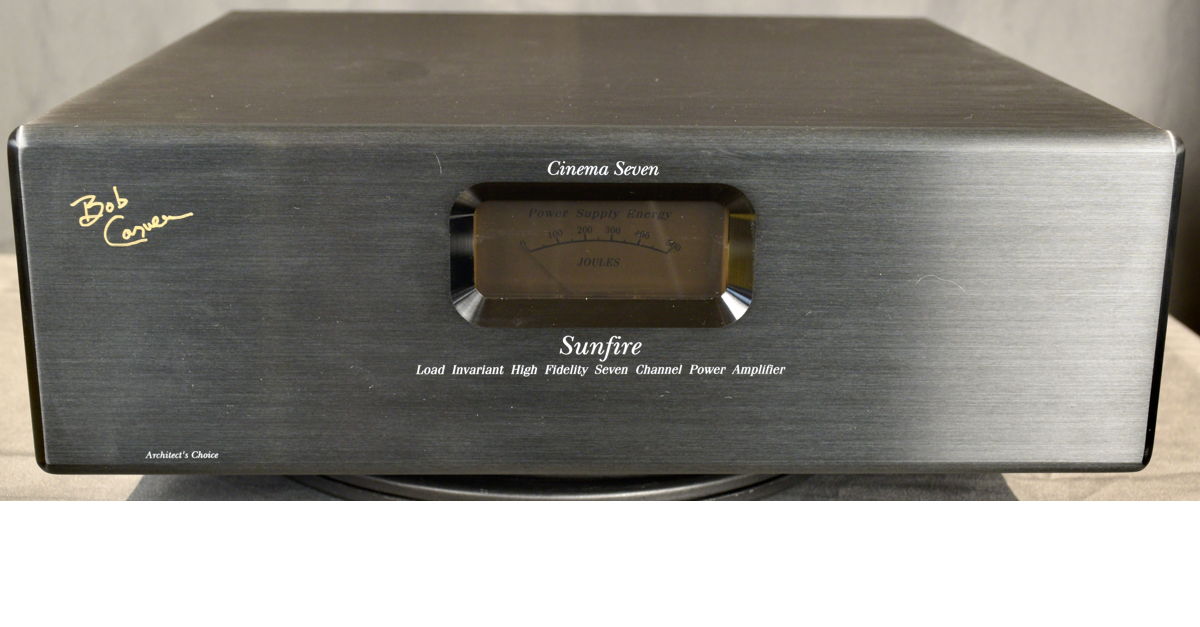 Bob Carver's Sunfire Cinema Seven Signatur... For Sale | Audiogon