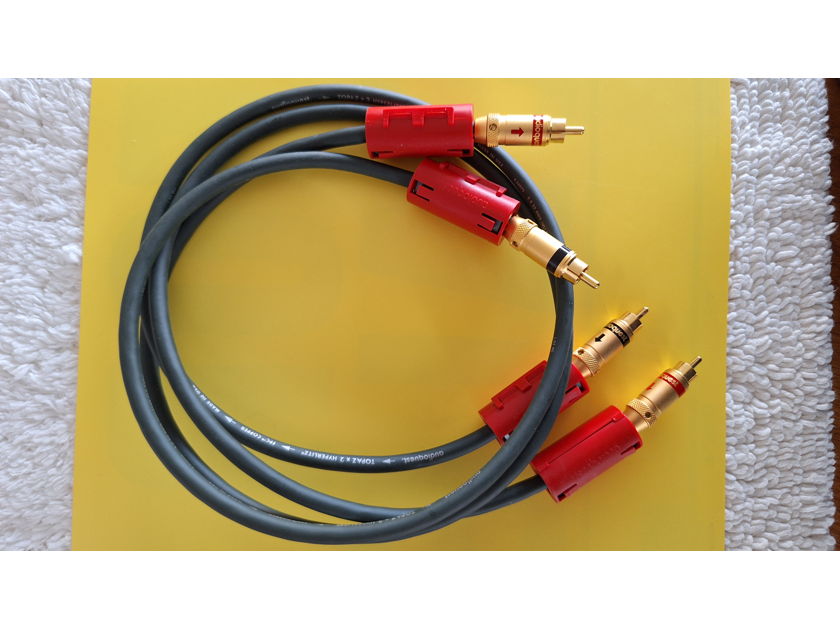 AUDIOQUEST TOPAZ X2 Interconnect RCA direc... For Sale | Audiogon