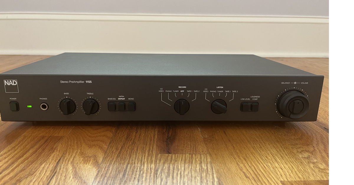 NAD 1155 stereo preamplifier For Sale | Audiogon