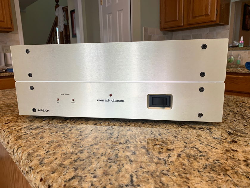 Conrad Johnson MF-2300 (High Current Amp) Excellent full CJ sound ...