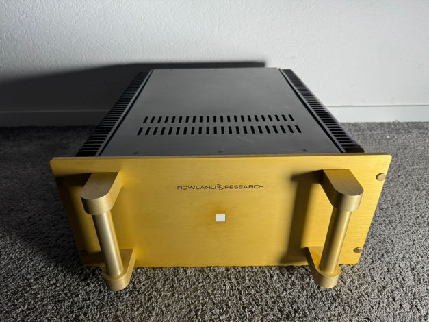 Jeff Rowland Model 5 power amplifier gold For Sale | Audiogon