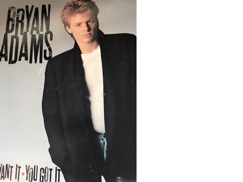 Bryan Adams You Want it You Got it Bryan A... For Sale | Audiogon
