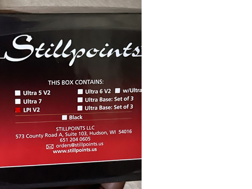 Stillpoints LPI Version 2 For Sale | Audiogon