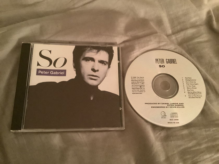 Peter Gabriel So For Sale | Audiogon