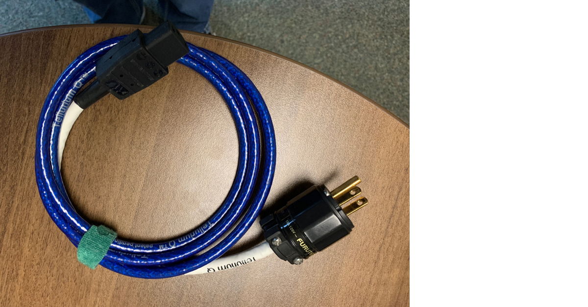 Tellurium Q Ultra Blue Power Cord, 1.5M For Sale | Audiogon