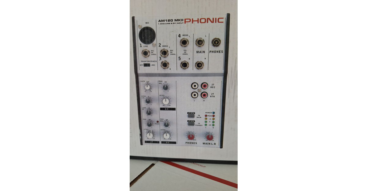 Phonic AM120 MKII 1 Mic Input/2 stereo inp... For Sale | Audiogon