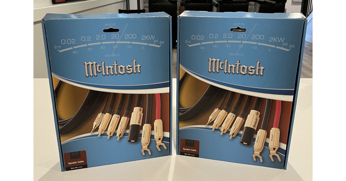 McIntosh Speaker Cables, 2 M/ 6-1/2 Ft, Pa... For Sale | Audiogon