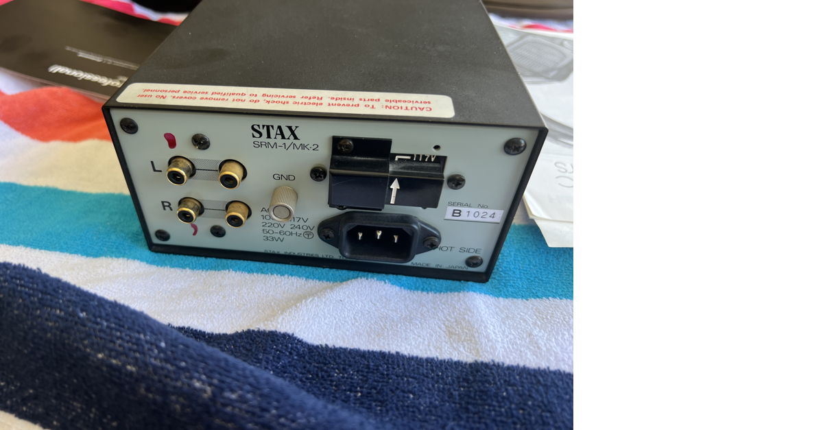 STAX SR-Lambda Professional with STM-1/MK... For Sale | Audiogon