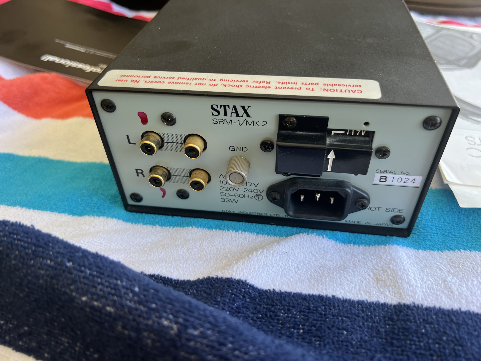 STAX SR-Lambda Professional with STM-1/MK... For Sale | Audiogon
