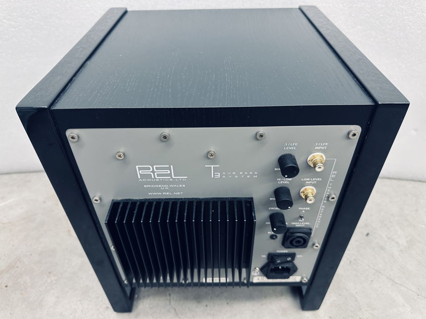 REL Acoustics T3 Subwoofer Black GOOD 2 of 2 For Sale | Audiogon