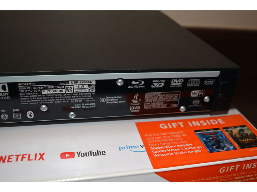 Sony UBP-X800M2 UHD 4K BluRay CD SACD player | Blu-ray/DVD/Universal ... Sony UBP-X800M2 UHD 4K BluRay CD SACD player | Blu-ray/DVD/Universal ...