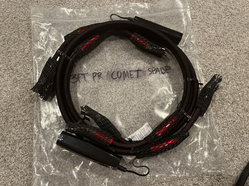 AudioQuest Comet 3ft. Speaker Cables w/ Sp... For Sale | Audiogon