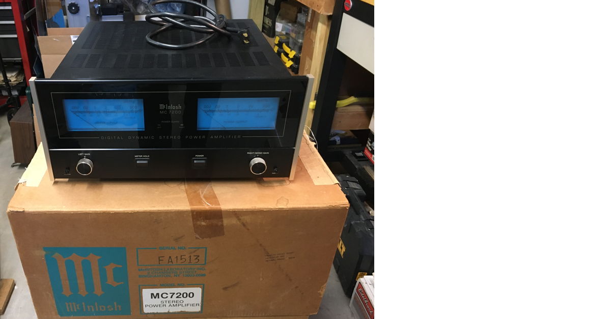 McIntosh Labs MC 7200 – a Pair of power amps For Sale | Audiogon