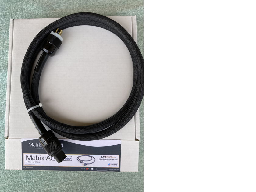 MIT Cables MATRIX AC-U REV POWER CABLE, 2M For Sale | Audiogon