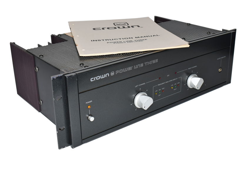 Crown PL-3 POWER LINE THREE 2-CH 90-wpc @ ... For Sale | Audiogon