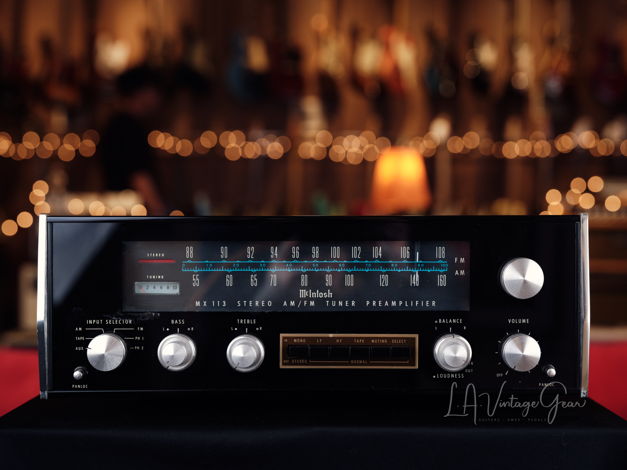 McIntosh MX113 Solid State Preamp Tuner – ... For Sale | Audiogon