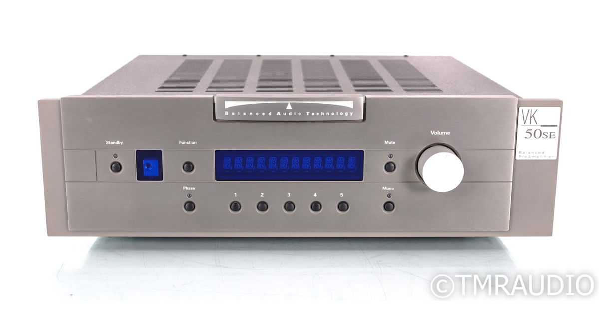 BAT VK-50SE Stereo Balanced Tube Preamplif... For Sale | Audiogon