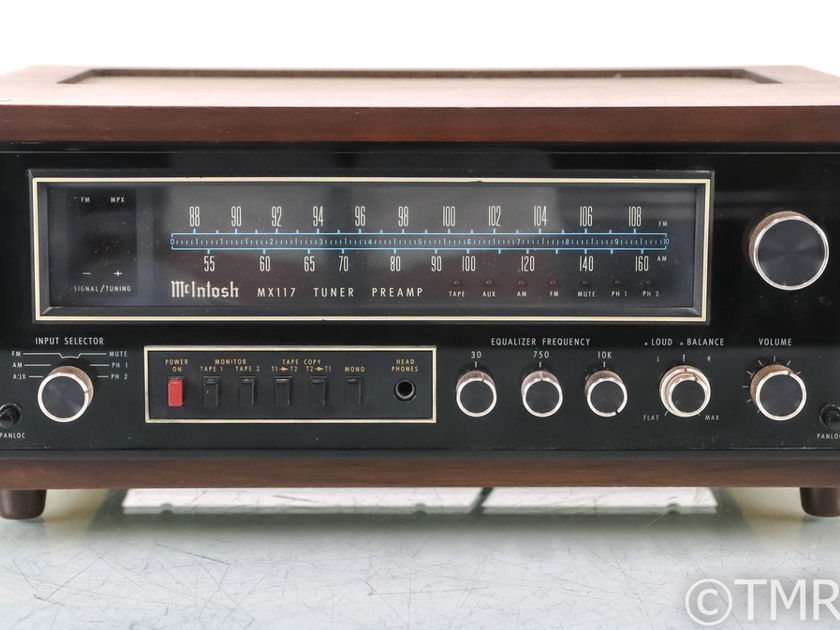 McIntosh MX117 Vintage Stereo Tuner Preamplifier; MX-117; MM Phono ...
