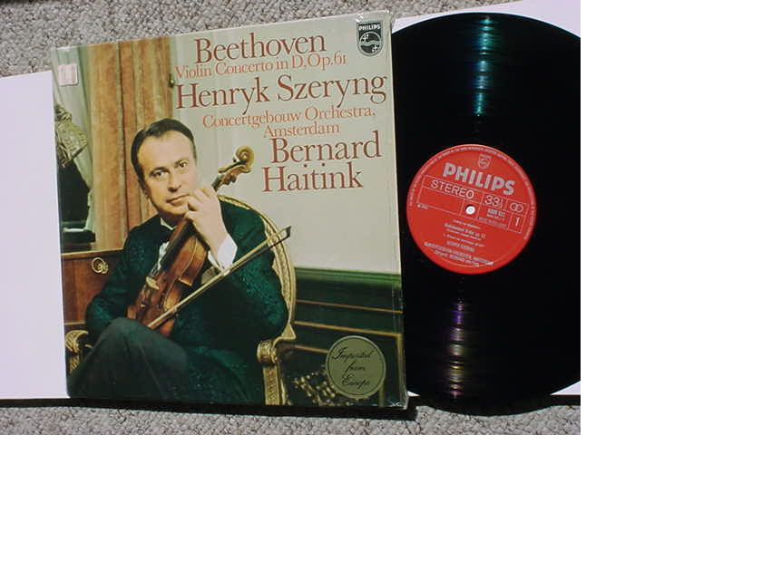 Henryk Szeryng Bernard Haitink Beethoven violin concerto in D LP Record Philips | Classical ...