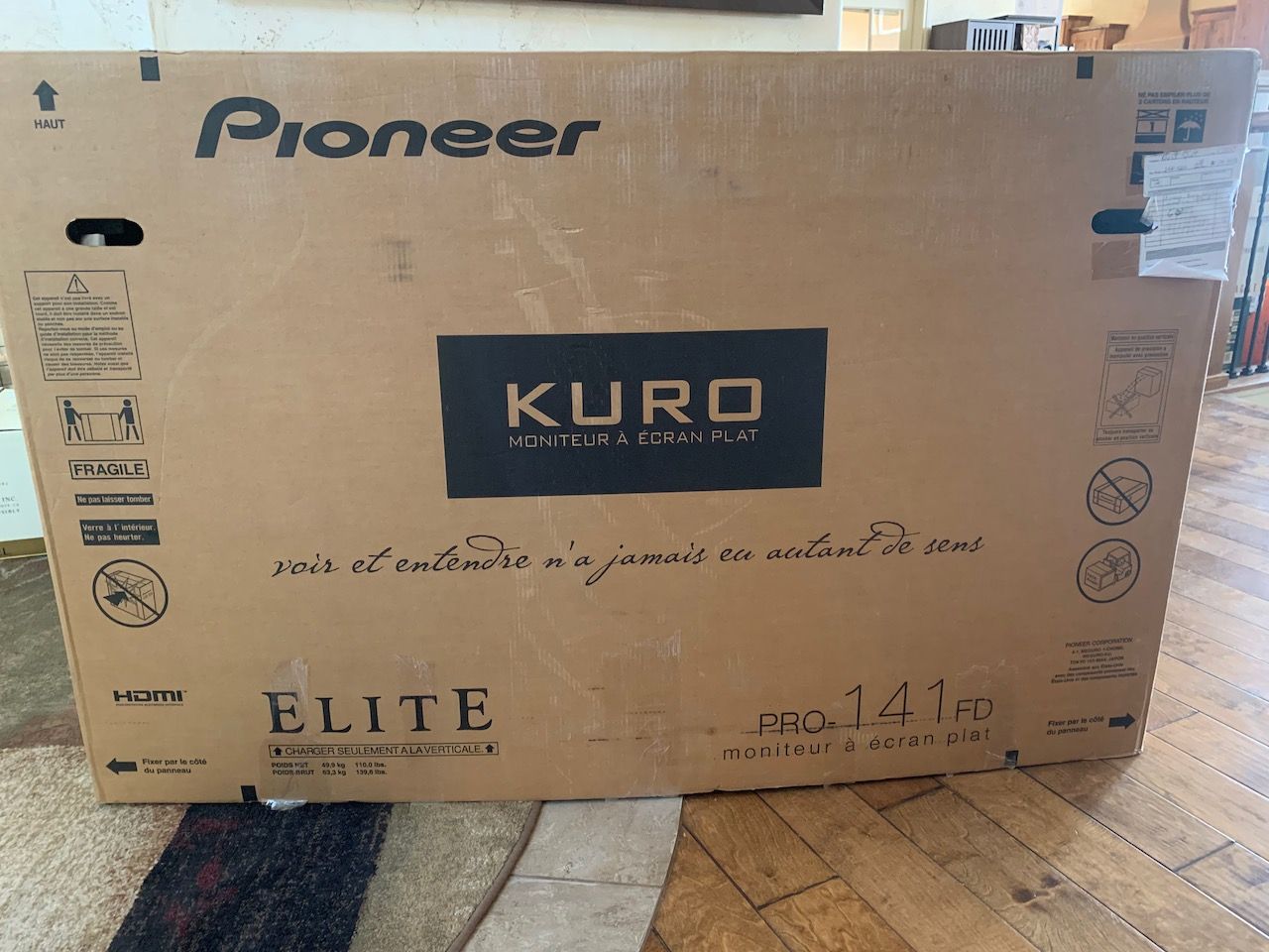 Pioneer Kuro PRO-141FD For Sale | Audiogon