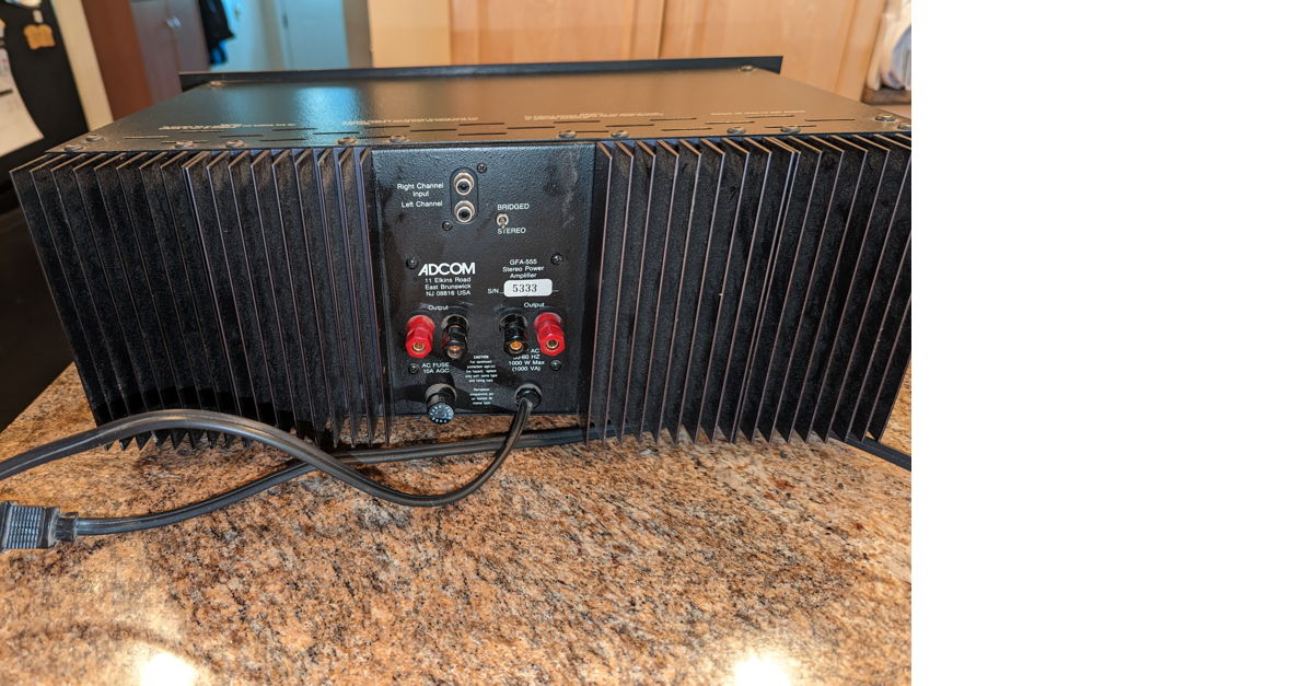 Adcom GFA-555 For Sale | Audiogon
