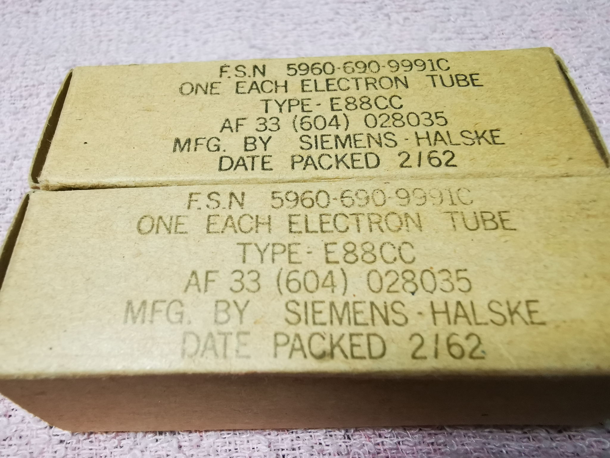 Siemens E88CC For Sale | Audiogon