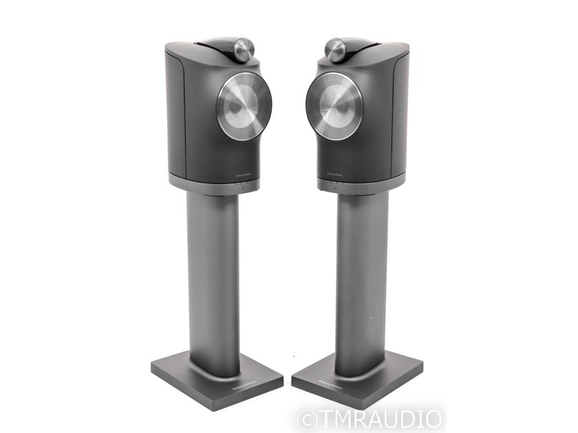 B&W Formation Duo Wireless Powered Bookshelf Speakers; Black Pair w ...